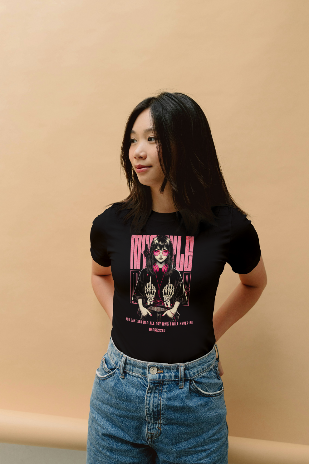 Rebel Graphic Women Tee – Exquisite Cotton Comfort – Clever Cartel